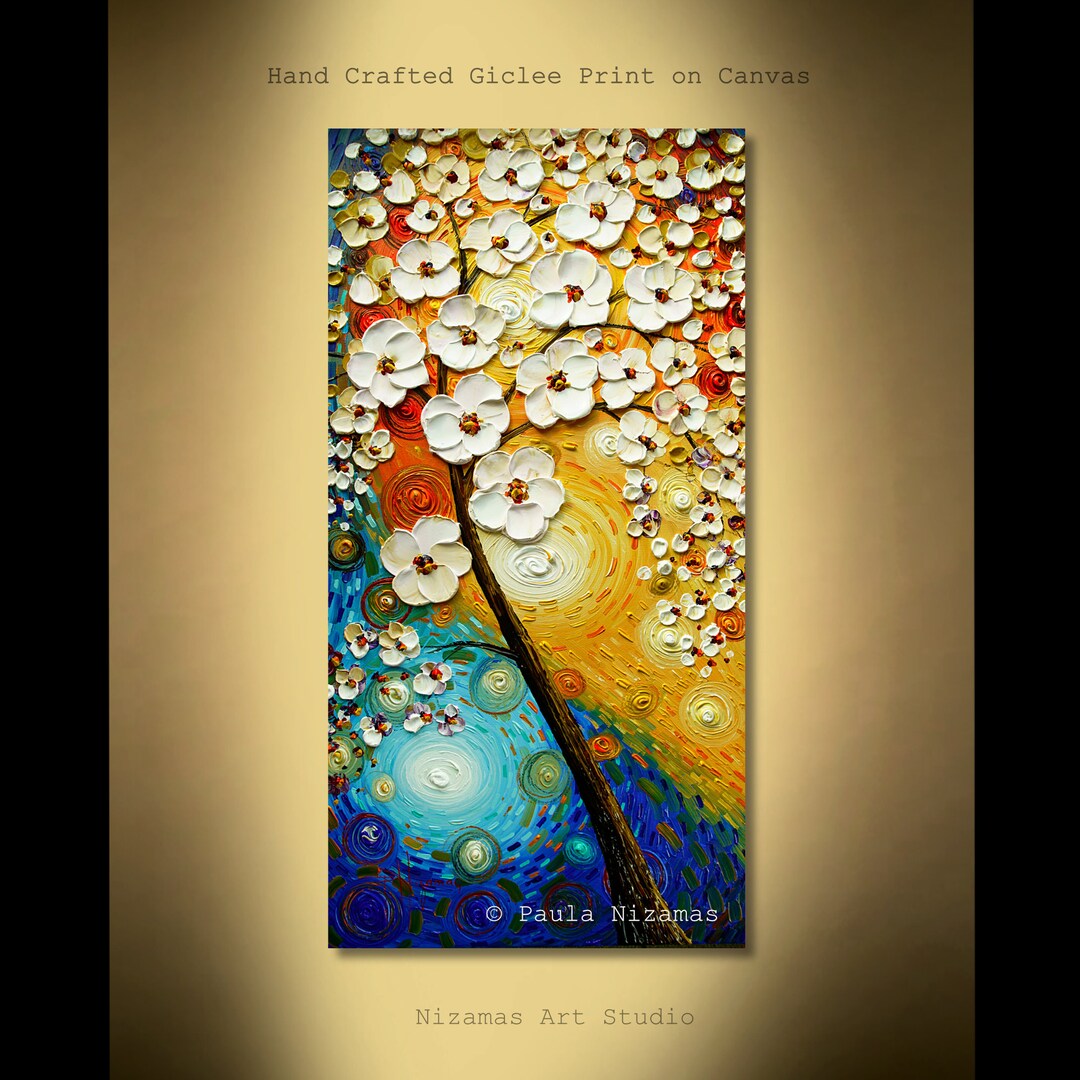 Art on Canvas Spring Has Arrived Again With a Joy of Colors - Etsy
