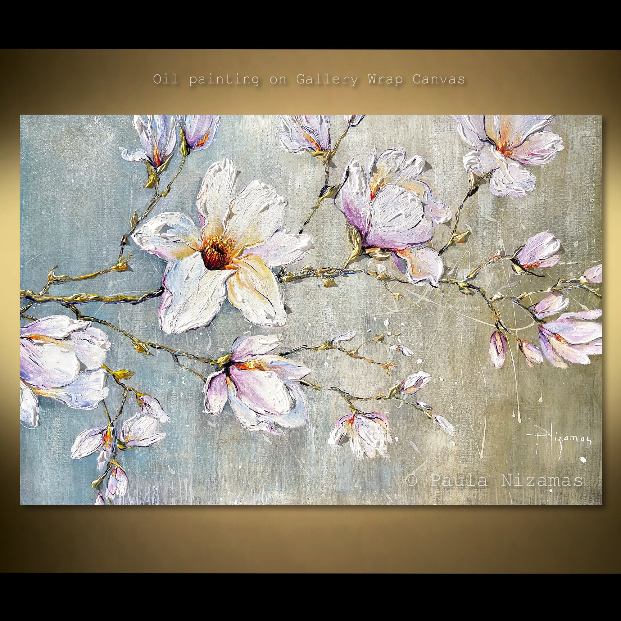 Magnolia Flower Painting