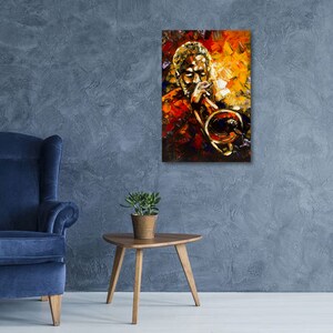 Painting on Canvas Bold Vibrant Color Play Gives Any Space - Etsy