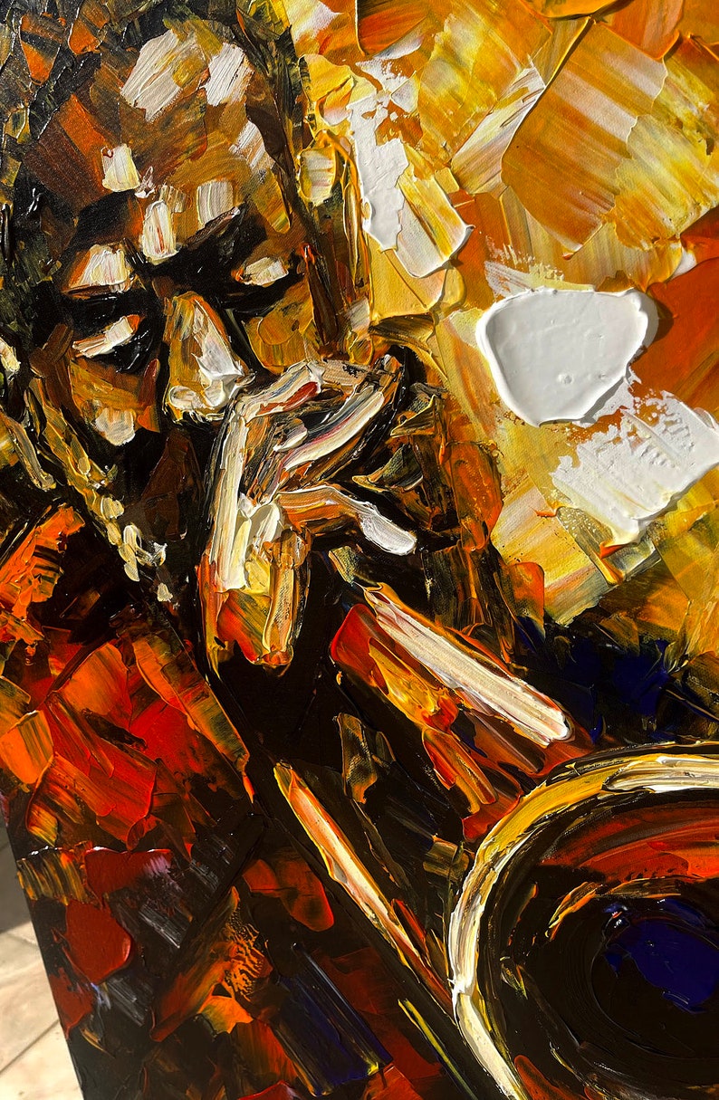 Painting on Canvas Bold Vibrant Color Play Gives Any Space | Etsy