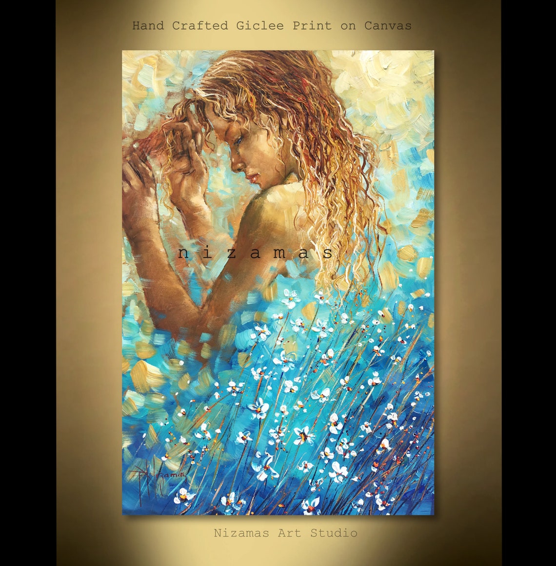 Art on Canvas Figure Flowing Lines and Soft Colors Will Add - Etsy