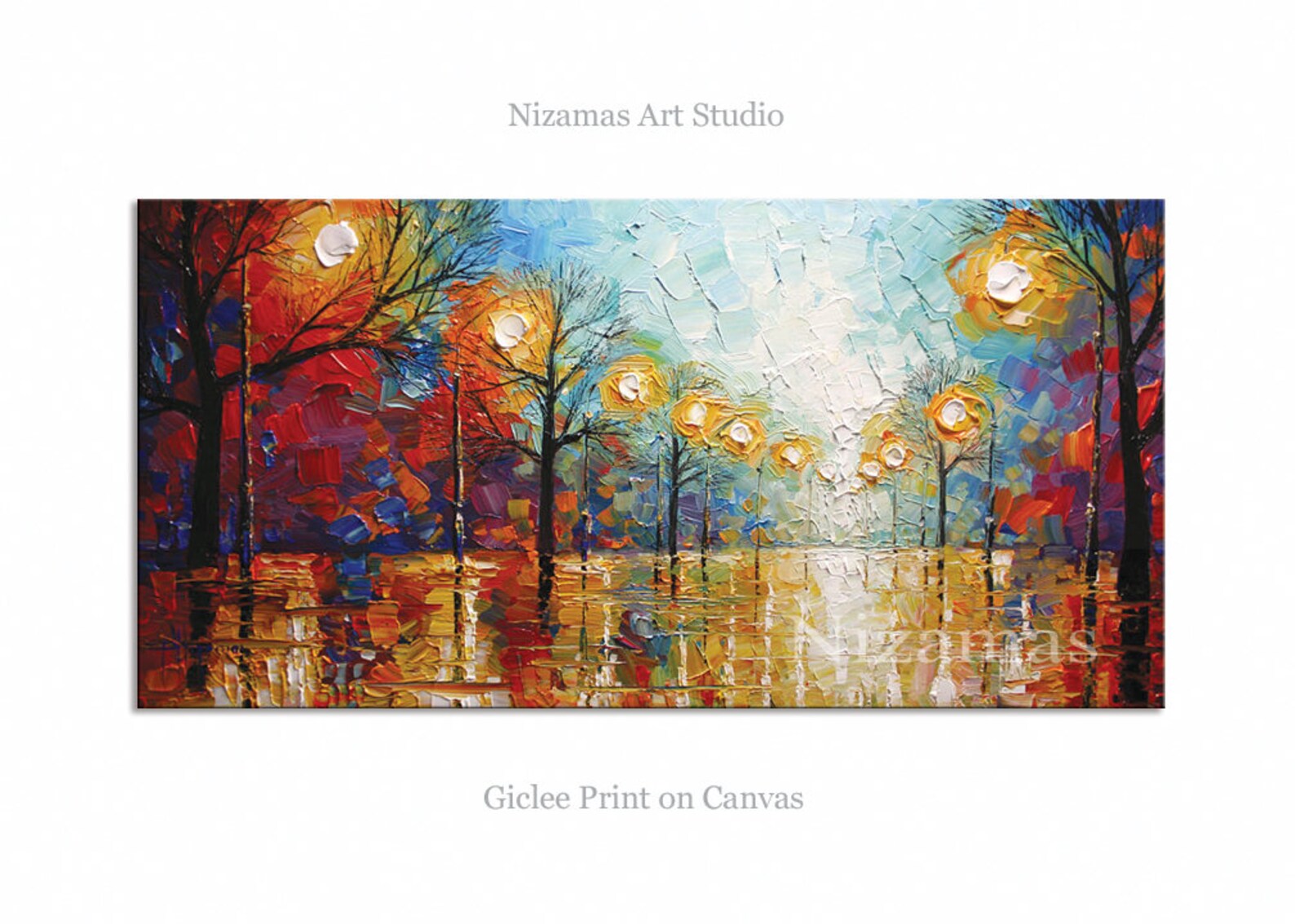 Art on Canvas Balance of Color and Light in This Sunset - Etsy