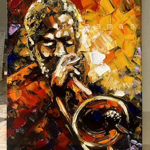 Painting on Canvas Bold Vibrant Color Play Gives Any Space - Etsy