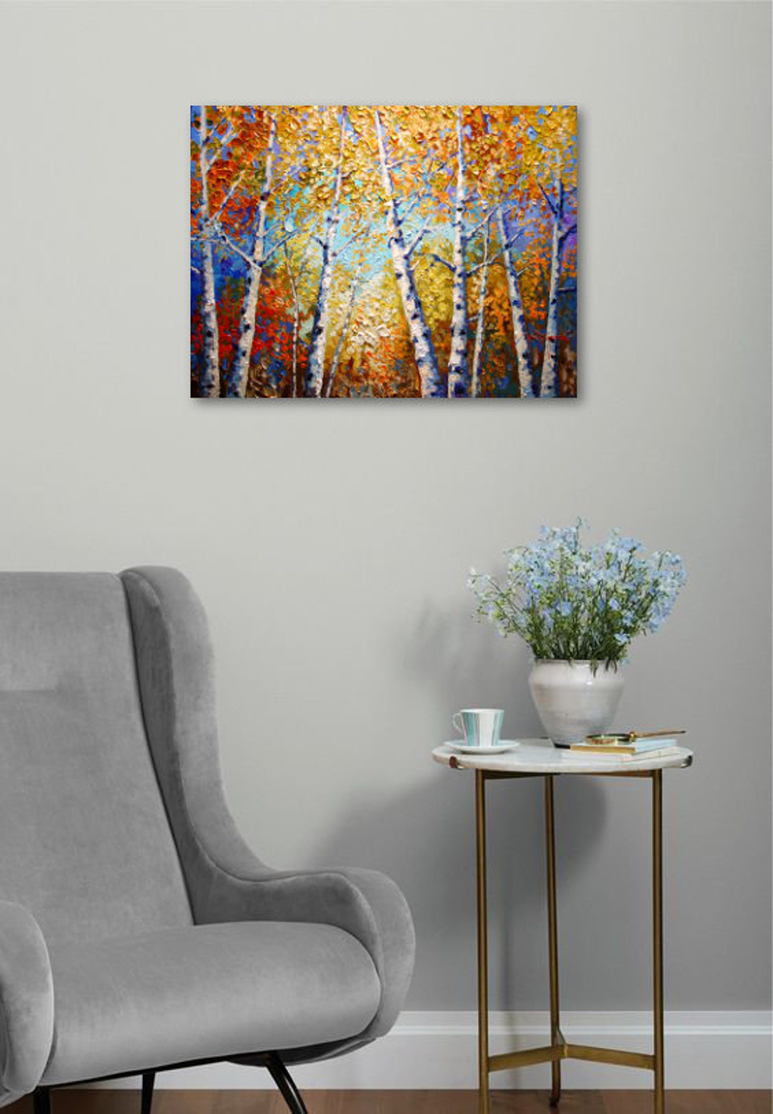 Art on Canvas Adds a Touch of Personal Style and Elegance to - Etsy