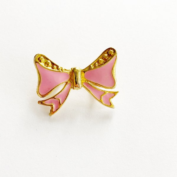 Gold Bow Pin - Etsy