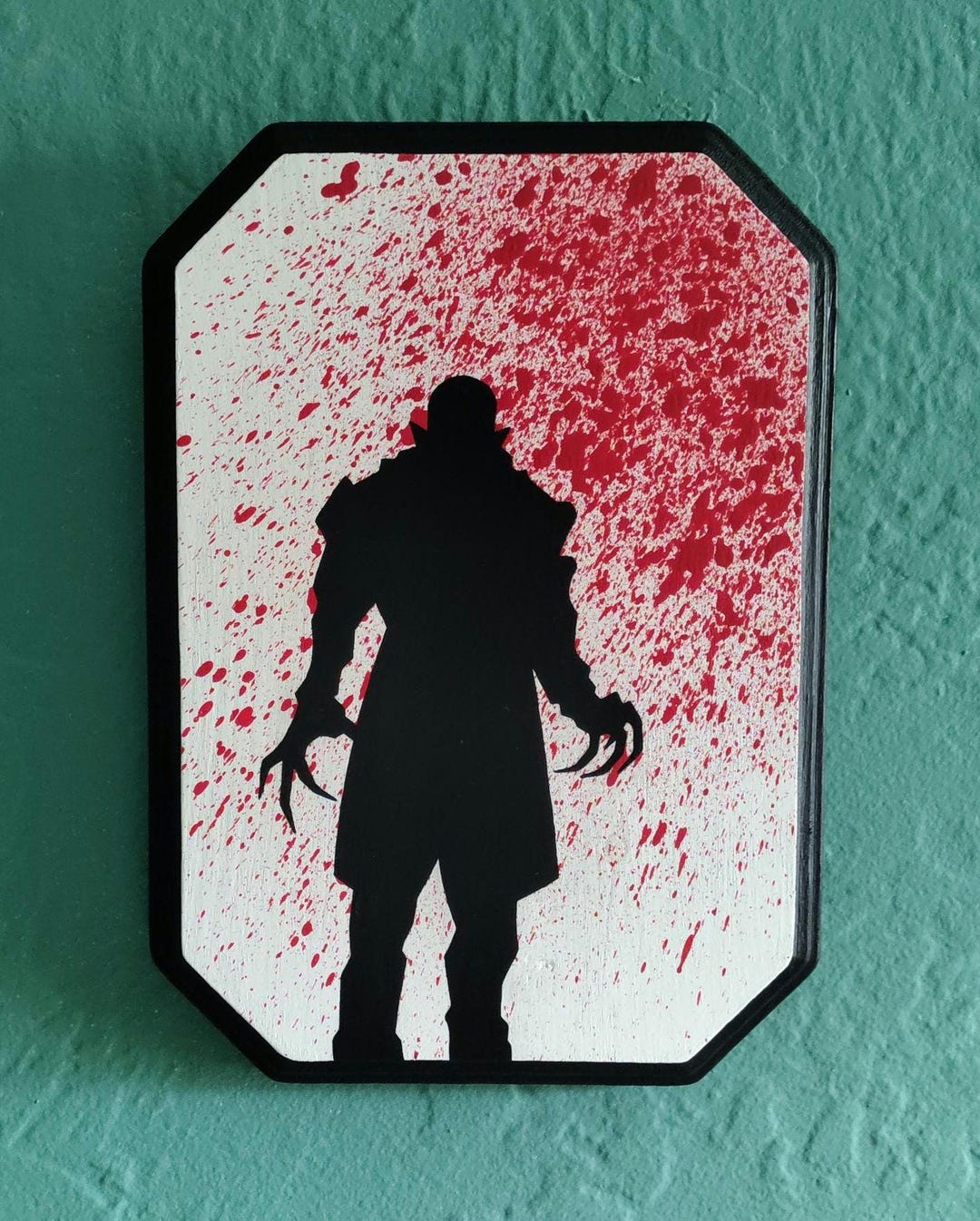 Count Orlok Hand Painted Silhouette Plaque - Etsy