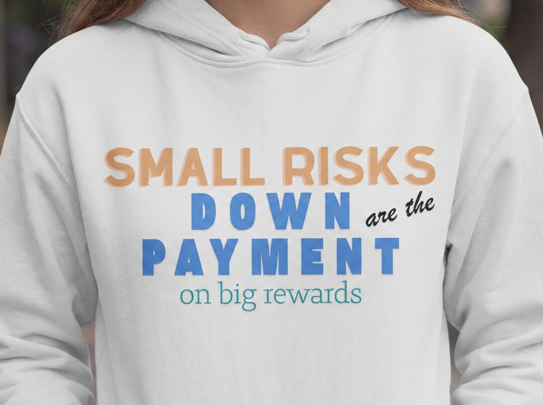 Small Risks Typography Art Print | Motivational Office Decor (digital ...