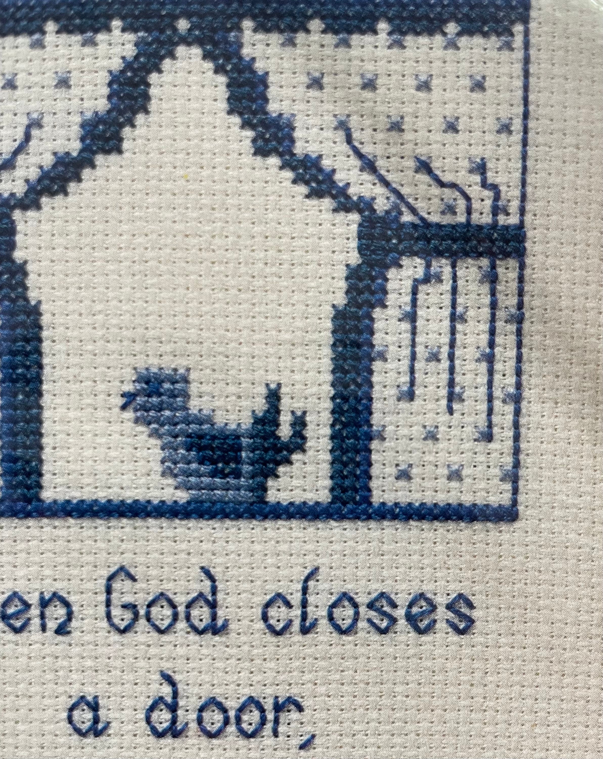 The Creative Circle Vintage Cross Stitch Kit GOD'S WINDOW Simple ...