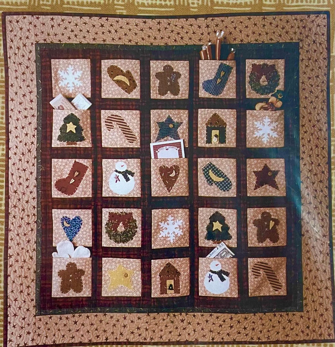 Farmyard Creations Appliqué Wall Hanging Pattern DAYS of DECEMBER ...