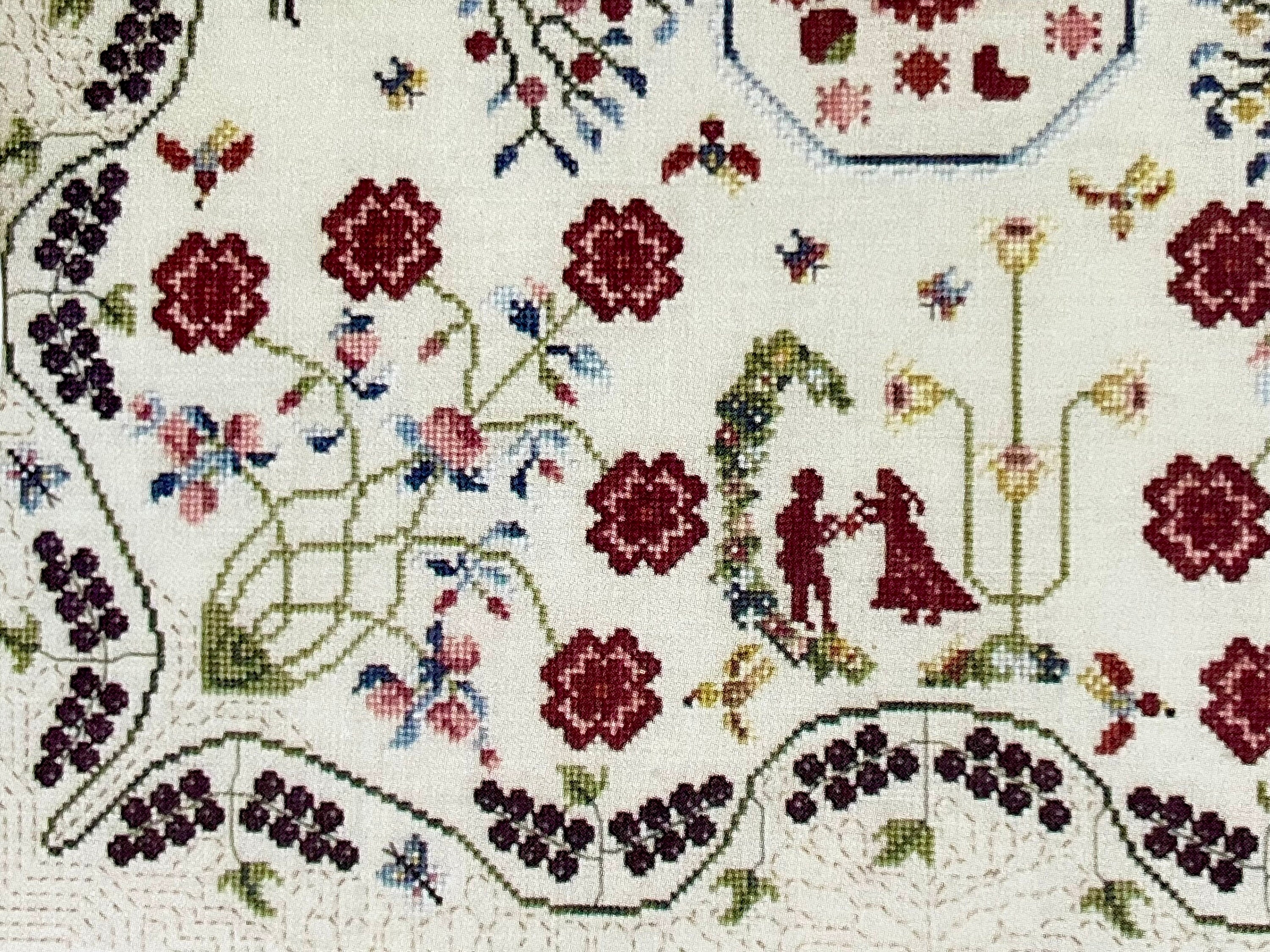Rosewood Manor Cross Stitch Pattern Booklet GARDEN OF EDEN Q-1124 Karen ...