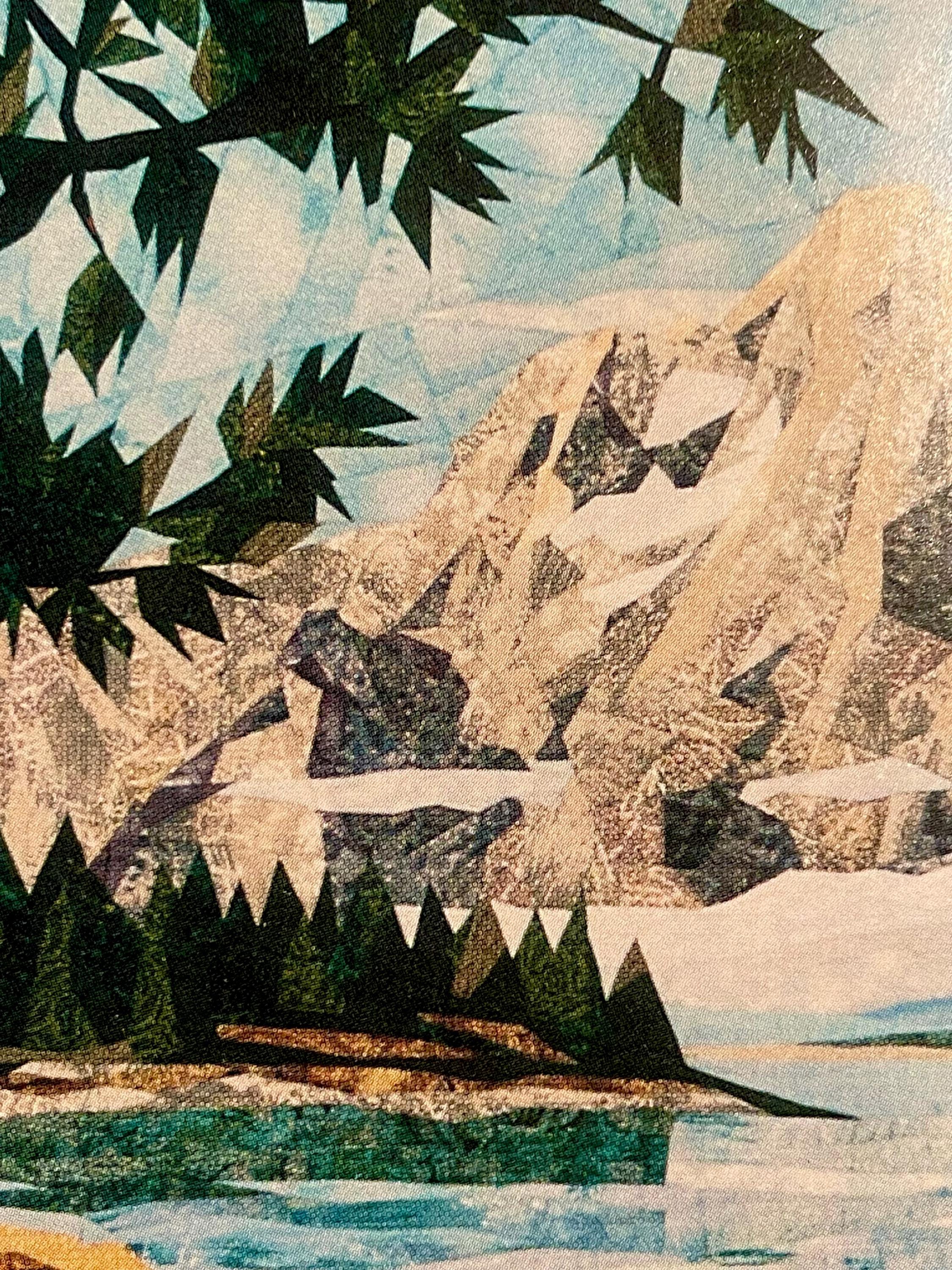 England Design Studios Advanced Picture Piecing Quilt Pattern TETON MOUNTAINS Includes Iron on ...
