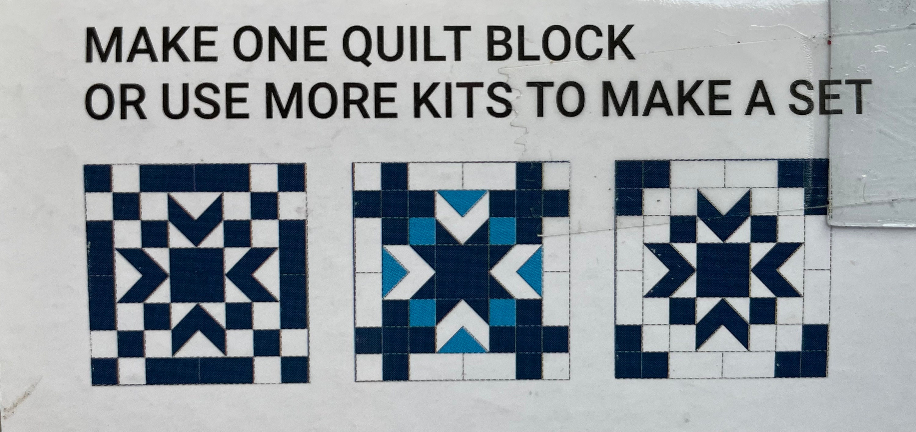 Lara's Crafts Pre-cut Wooden Quilt Block Kit Age 12 FOLK 203-26990 Be ...