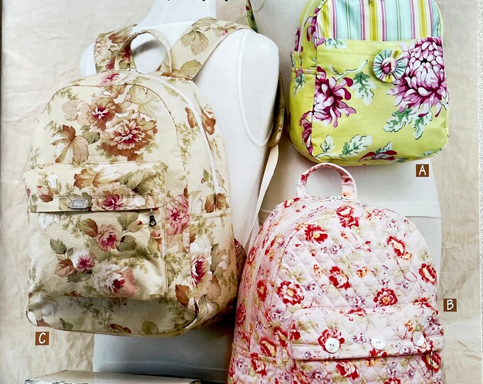 Taylor Made Designs Sewing Pattern Booklet BACKPACKS so Beautiful and ...