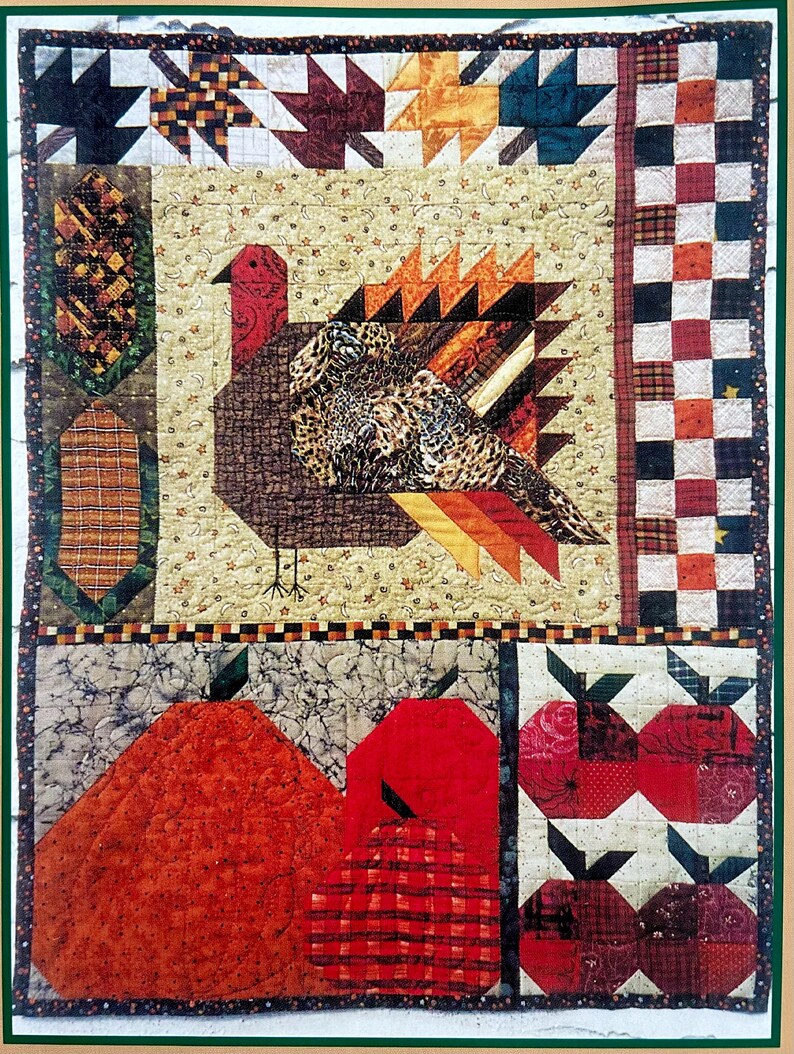 Pinetree Lodge Designs Quilt Pattern TURKEY TIME Whimsy and Color ...