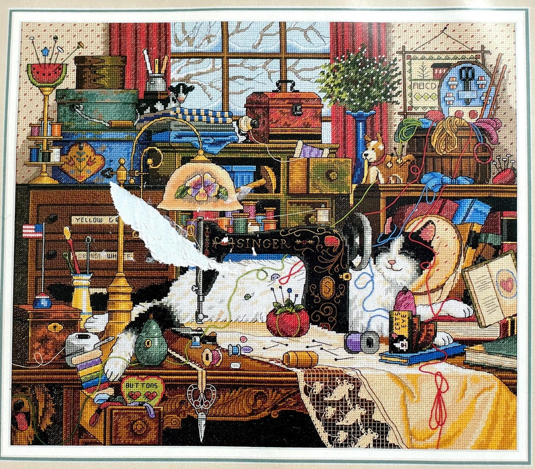 Dimensions *gold Collection* Cross Stitch Kit- MAGGIE -the MESS MAKER ...