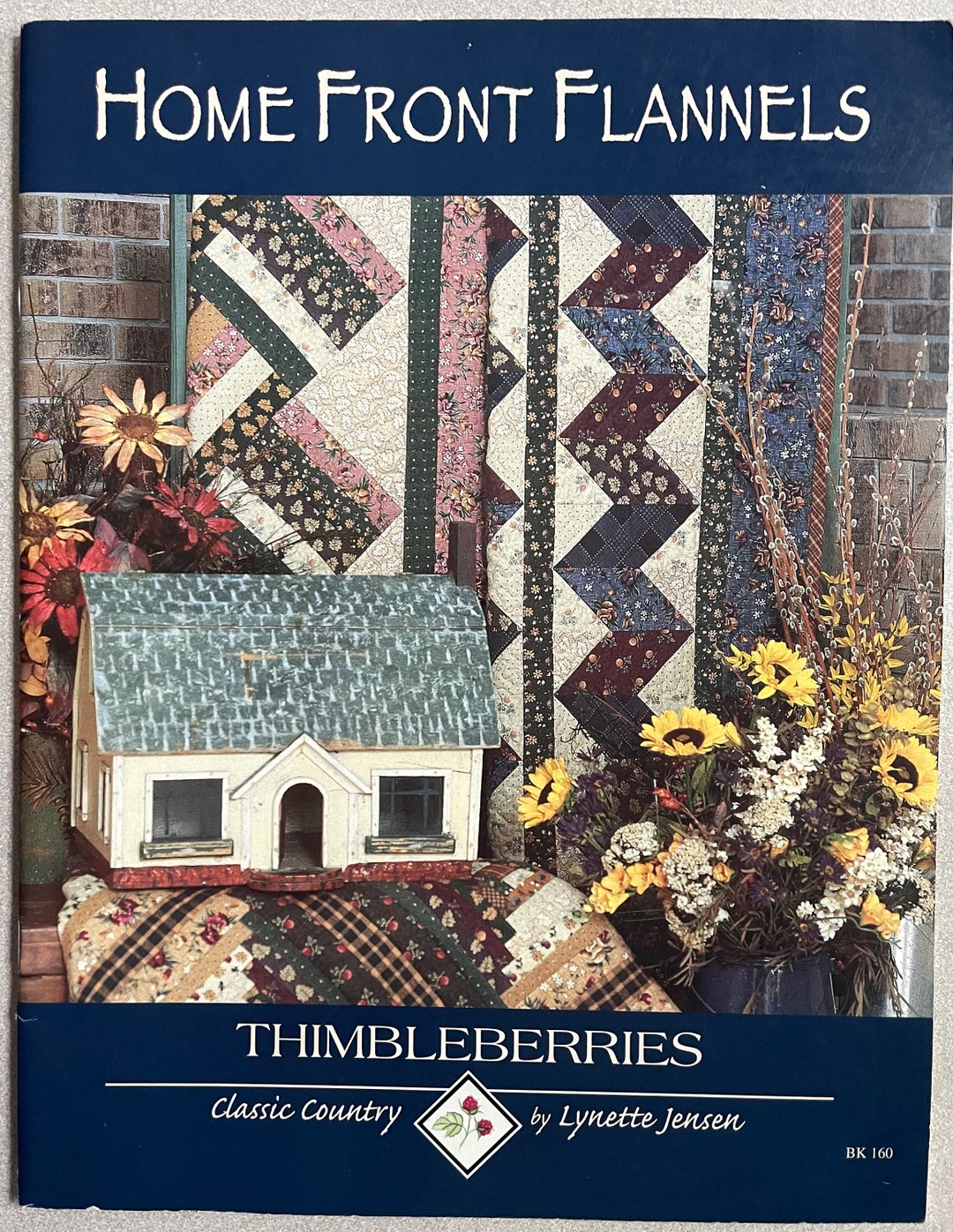 Thimbleberries Vintage Quilt Pattern Book HOME FRONT FLANNELS Full ...