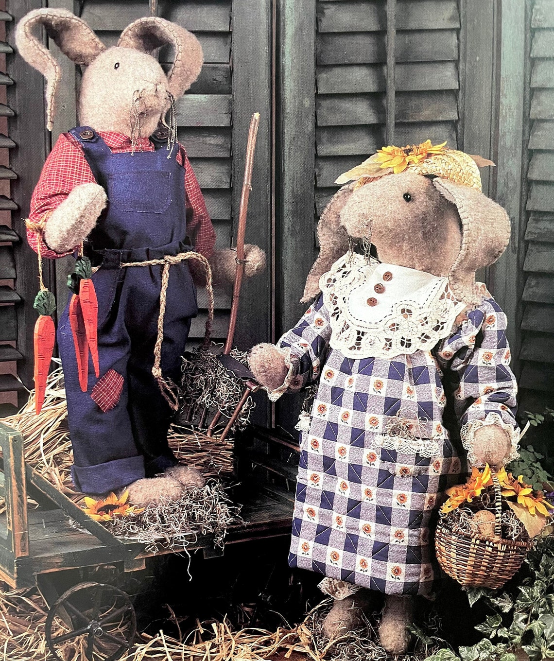 Indygo Junction Vintage Sewing Pattern BETSY & BOBBY 24" Boy and Girl ...
