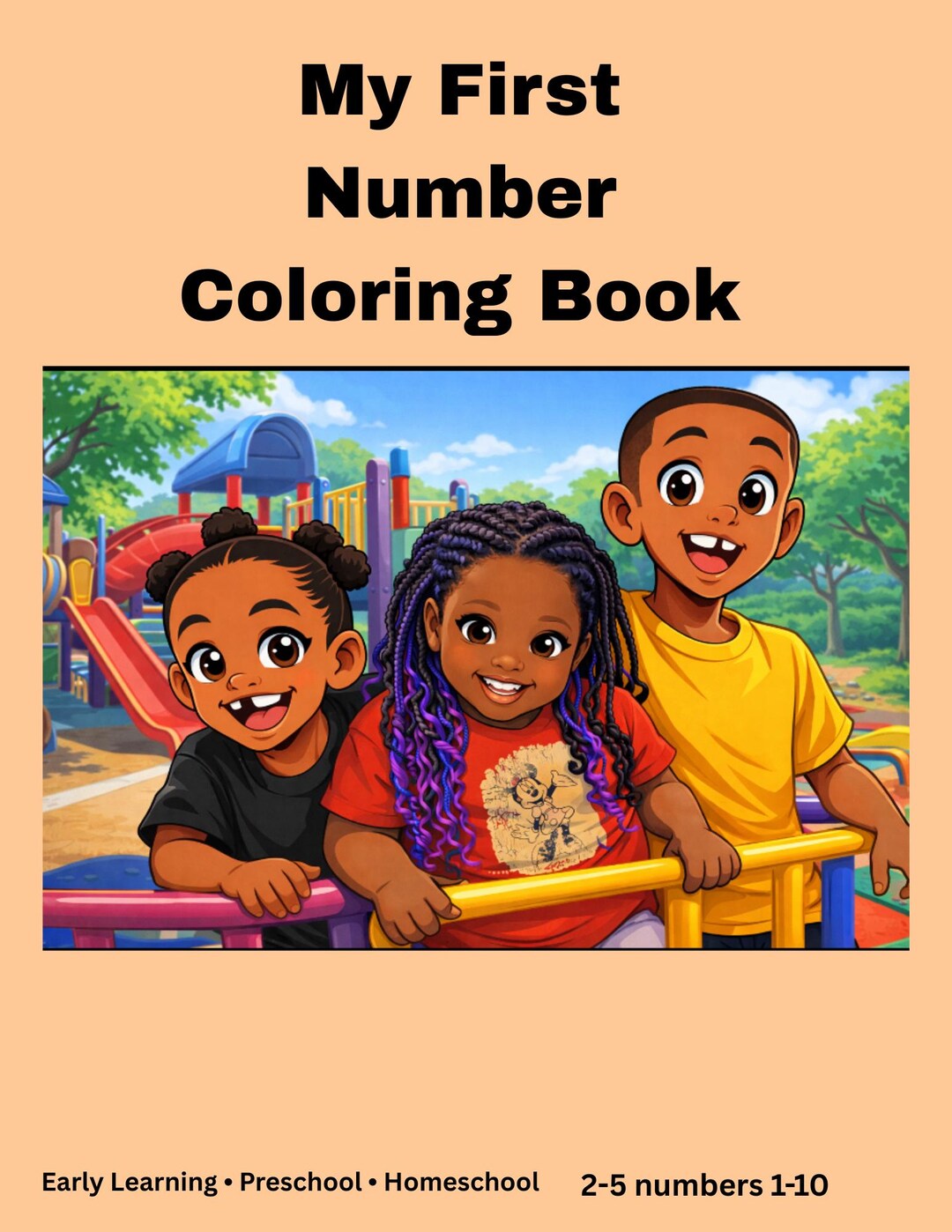 Autism Number Coloring Book | Fine Motor Skills, Numbers 1-10 ...