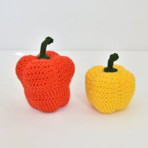 Paprika Crochet Pattern, Pepper Crochet Pattern, Paprika Amigurumi Food ...