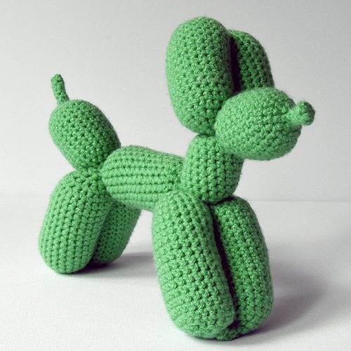 Balloon Wiener Dog Crochet Pattern Balloon Dog Amigurumi | Etsy