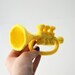 Trumpet Crochet Pattern, Amigurumi Trumpet Crochet Pattern, Trumpet ...