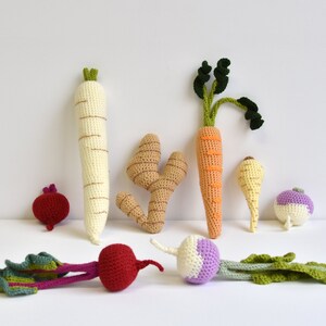 Vegetables Crochet Pattern Set, Vegetable Crochet Pattern, Amigurumi ...