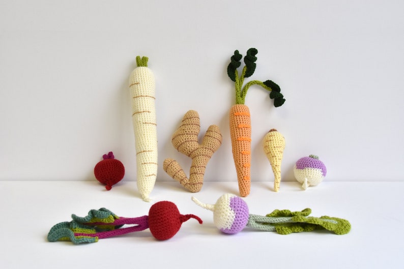 Vegetables Crochet Pattern Set Vegetable Crochet Pattern | Etsy