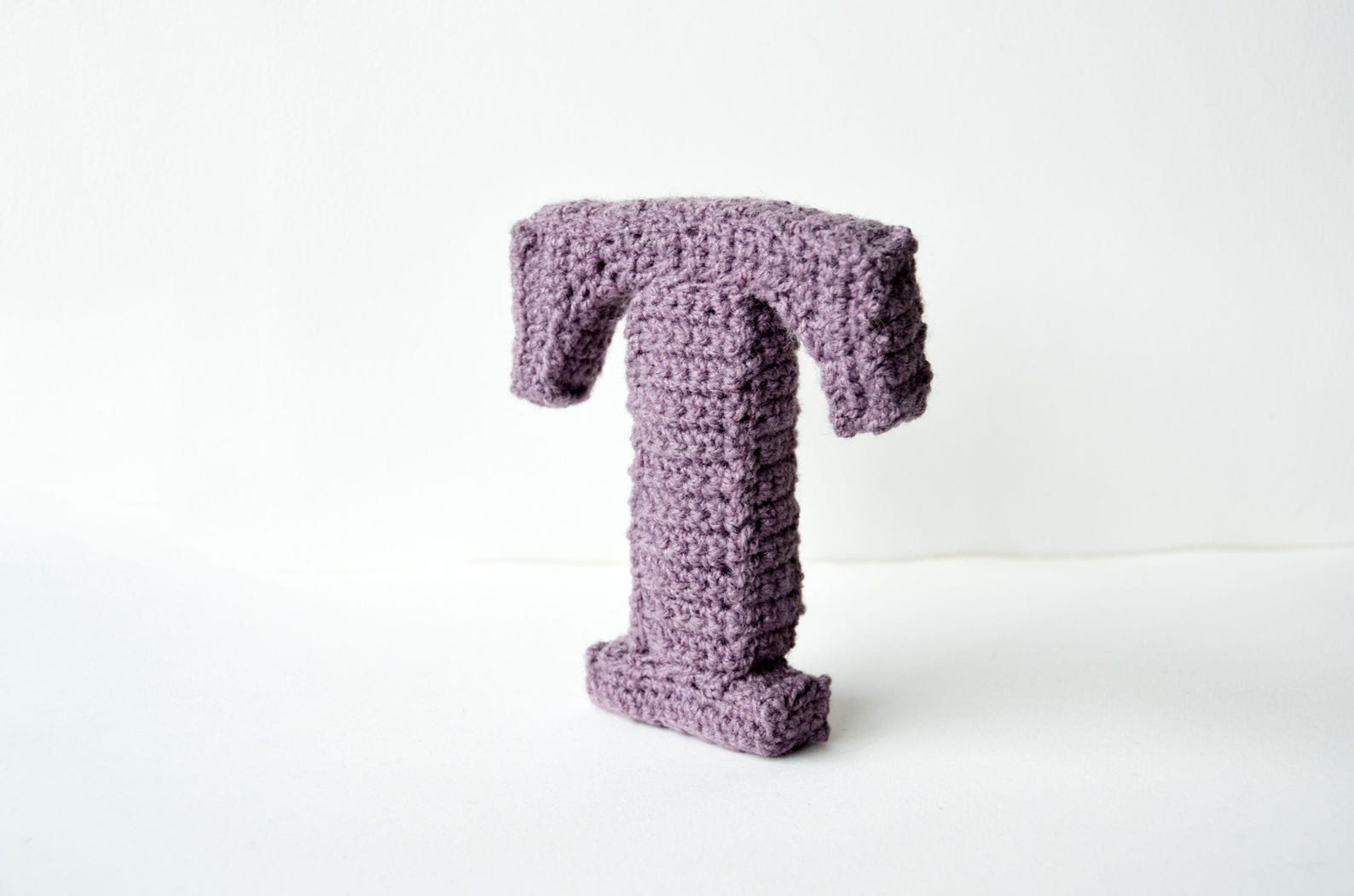 Letter T Crochet Pattern, 3D Alphabet Crochet Pattern, 3d Words Pattern ...