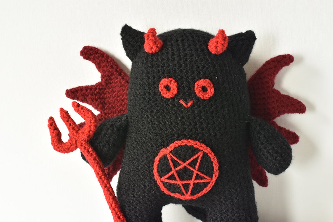 Devil Crochet Pattern Demon Crochet Pattern Devil Amigurumi - Etsy