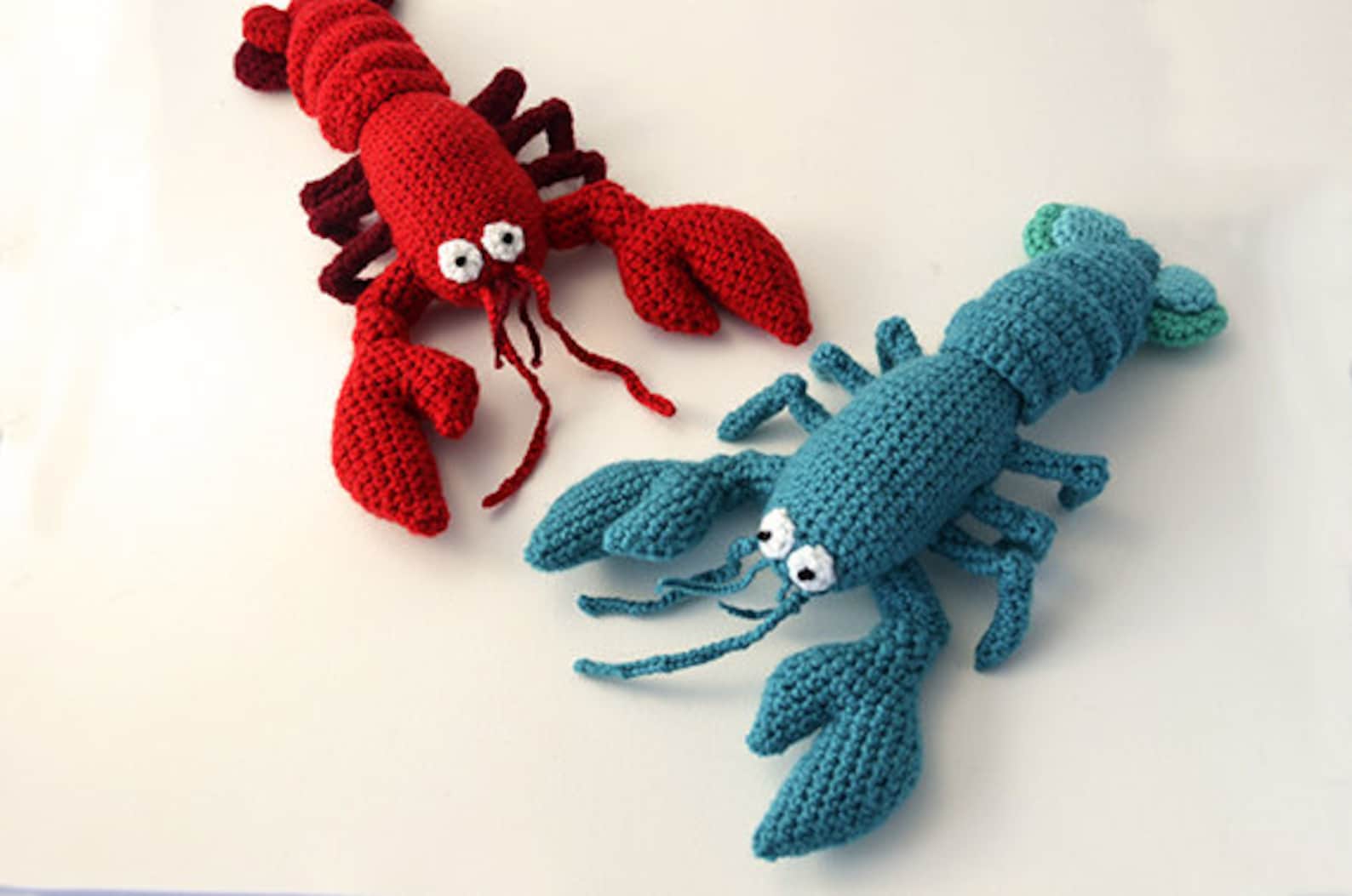 Lobster Crochet Pattern, Lobster Amigurumi Pattern, Crochet Lobster ...