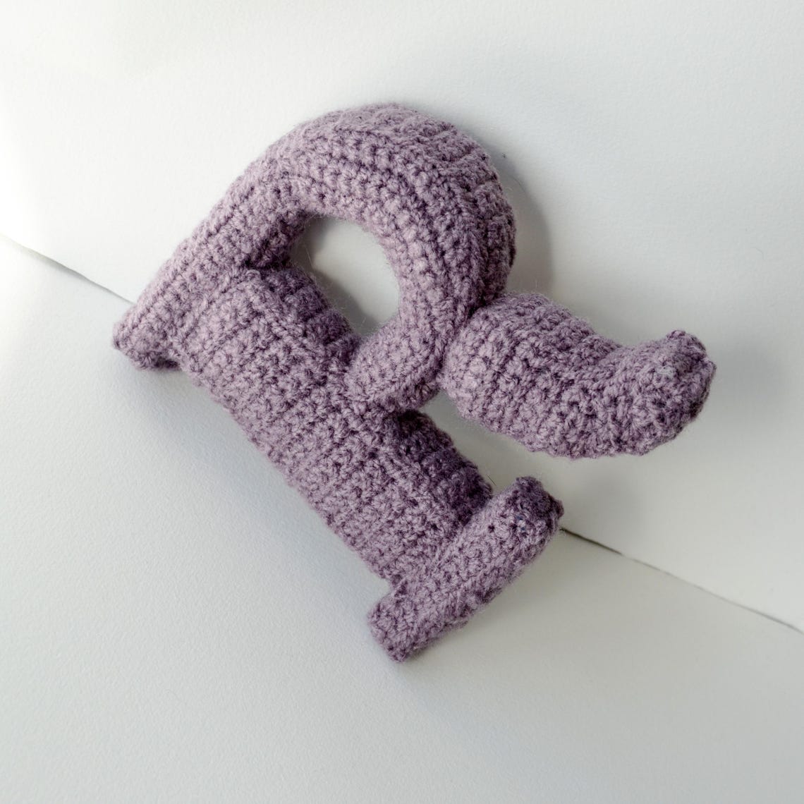 Letter R Crochet Pattern, 3D Alphabet Crochet Pattern, 3d Words Pattern ...