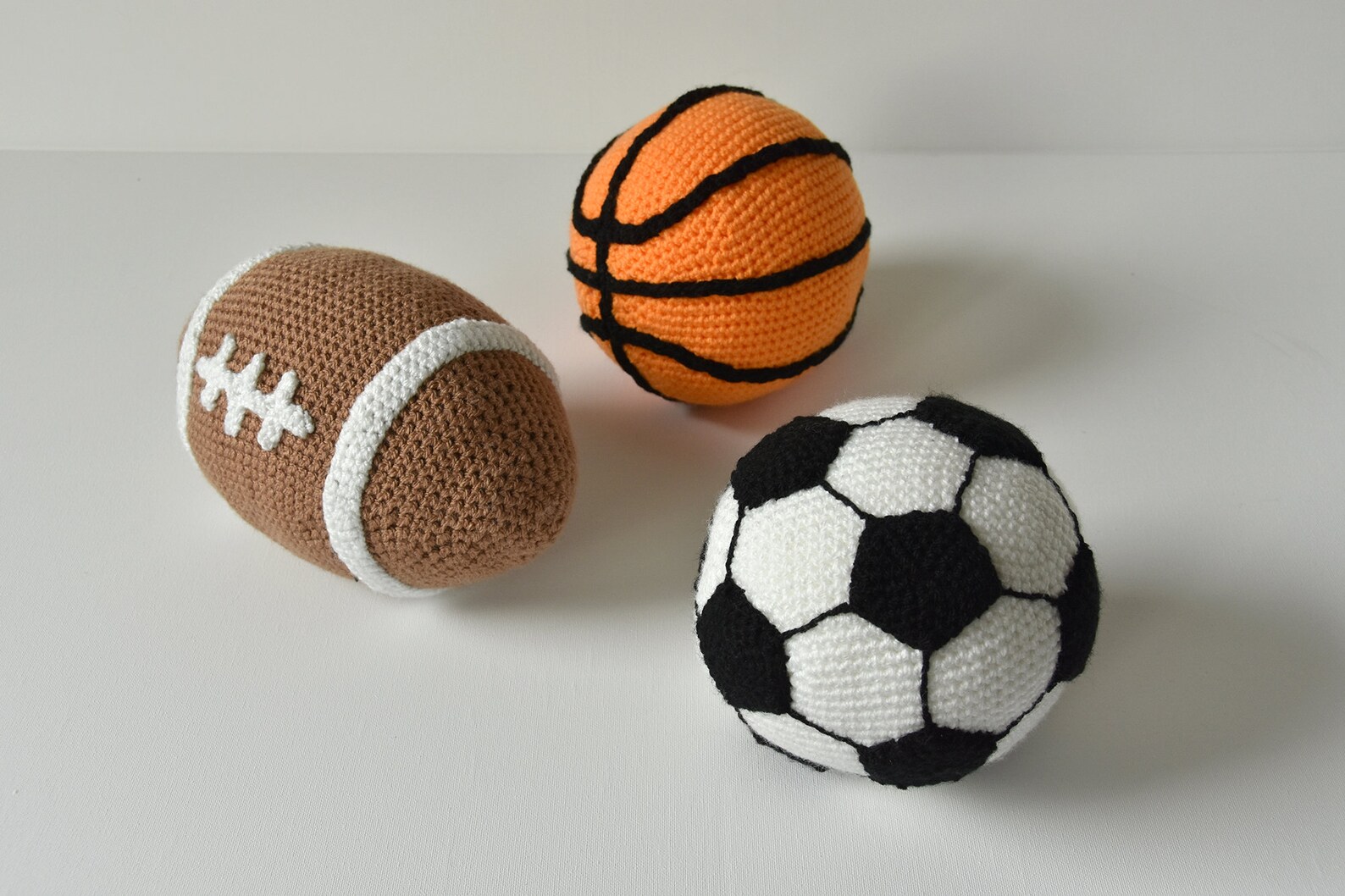 Ball Sports Set Crochet Pattern, Football Amigurumi, American Football ...