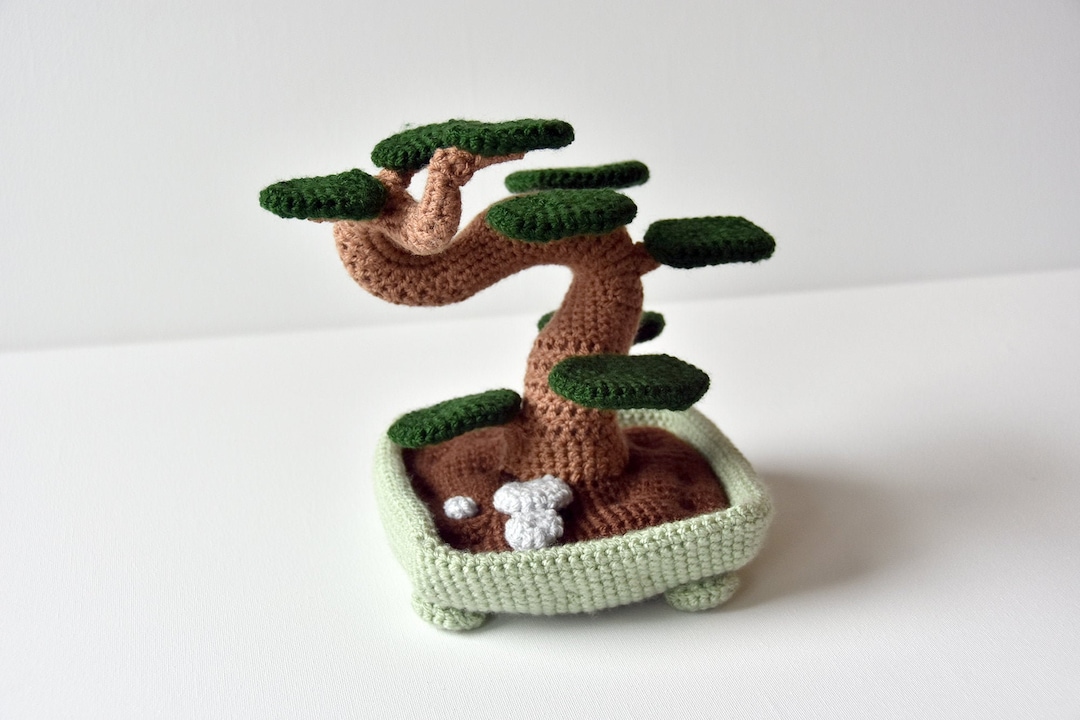 Bonsai Tree Crochet Pattern, Bonsai Tree Amigurumi, Bonsai Amigurumi ...