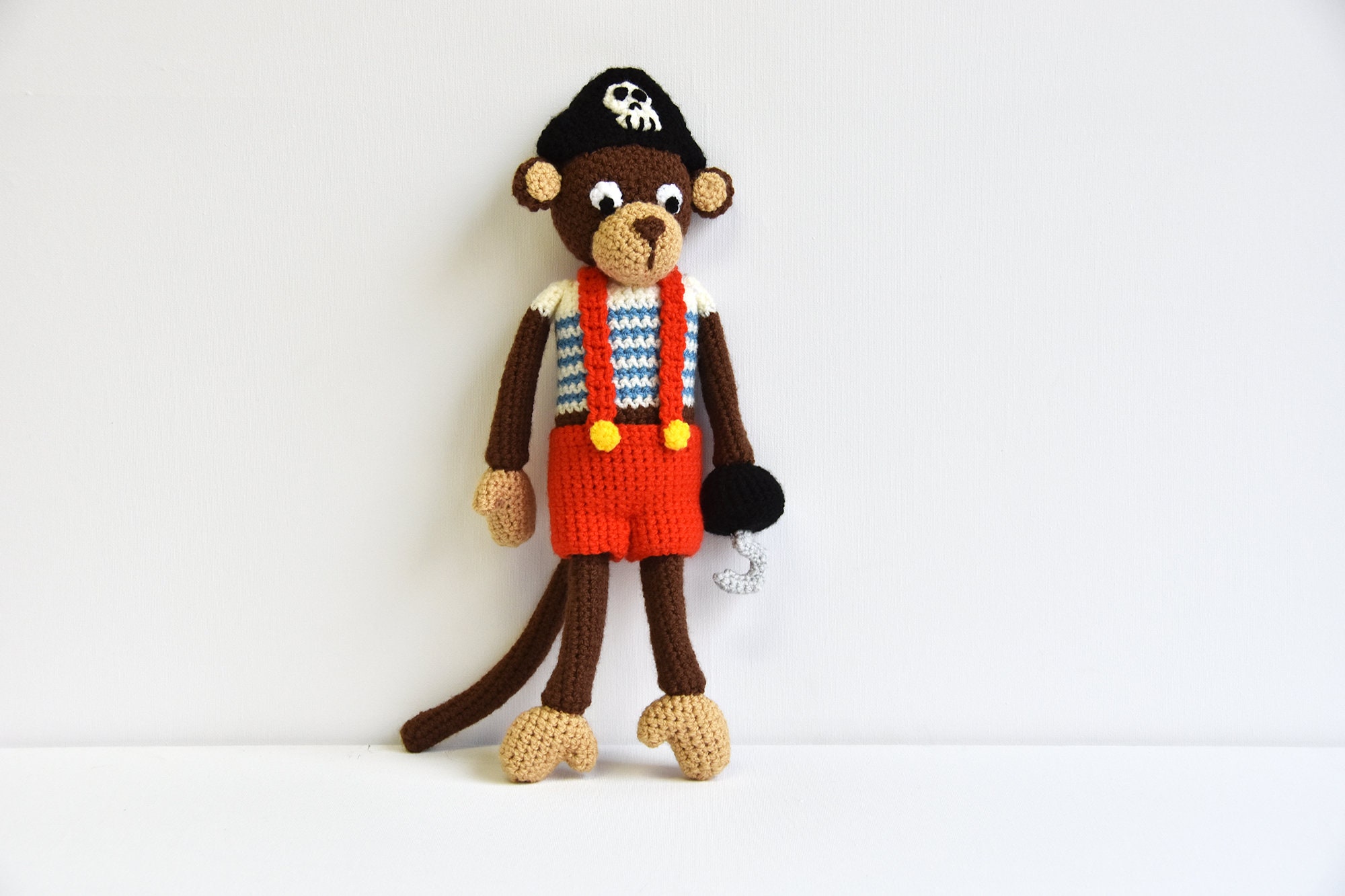 Pirate Crochet Pattern Pirate Amigurumi Pattern Monkey | Etsy