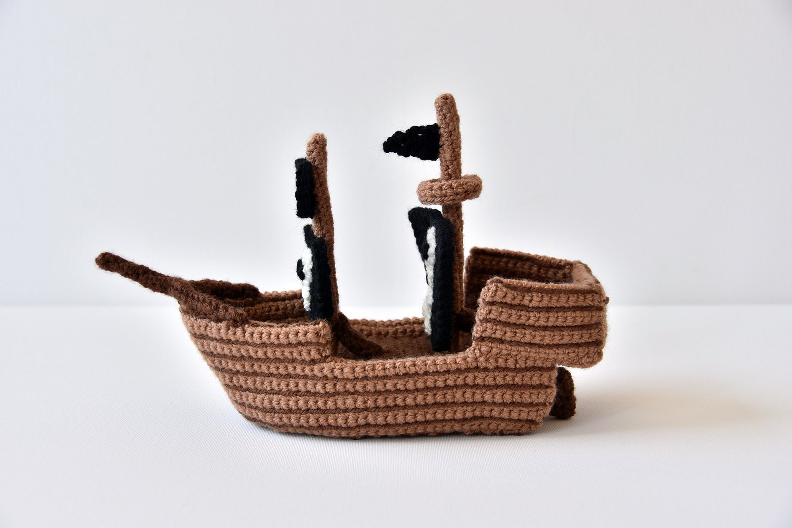 Pirate Ship Crochet Pattern, Pirate Boat Amigurumi, Crochet Pirate ...