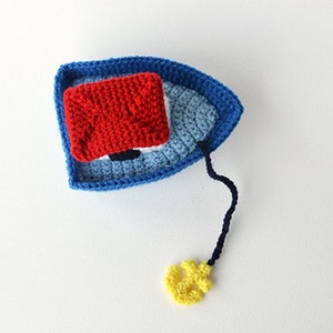 Boat Crochet Pattern, Boat Amigurumi Pattern, Amigurumi Boat Crochet ...