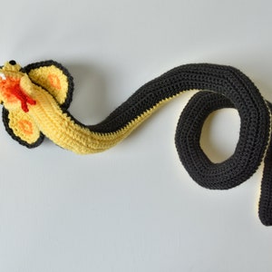 Cobra Crochet Pattern, Snake Crochet Pattern, Crochet Snake Amigurumi ...