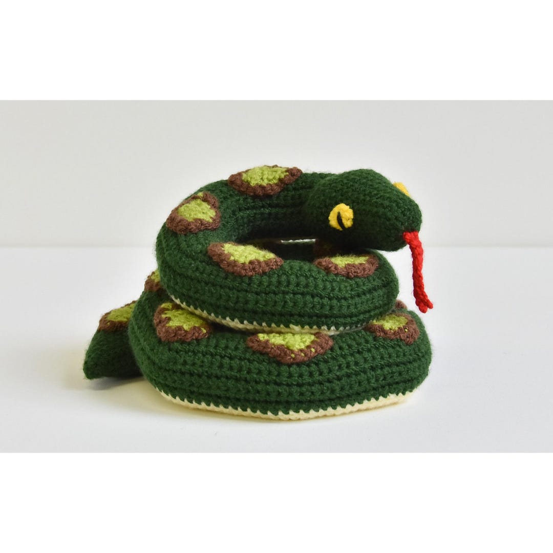 Snake Crochet Pattern, Python Crochet Pattern, Snake Amigurumi, Python ...