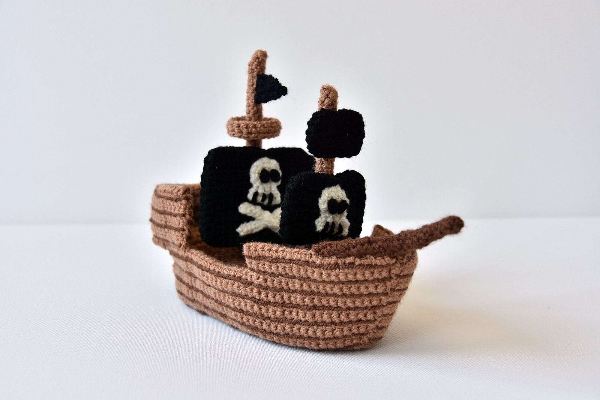 Pirate Ship Crochet Pattern Pirate Boat Amigurumi Crochet - Etsy UK