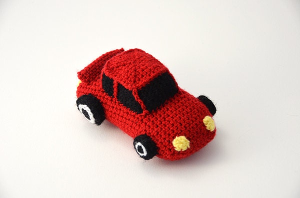 Race Car Crochet Pattern Race Car Amigurumi Pattern Car - Etsy UK