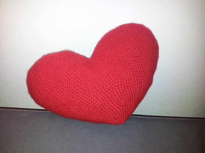 Large Heart Crochet Pattern Crochet Heart Pattern Amigurumi - Etsy