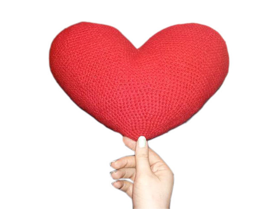 Large Heart Crochet Pattern Crochet Heart Pattern Amigurumi Heart