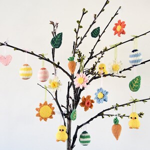 Easter Decorations Crochet Pattern, Easter Set Crochet Pattern, Easter ...