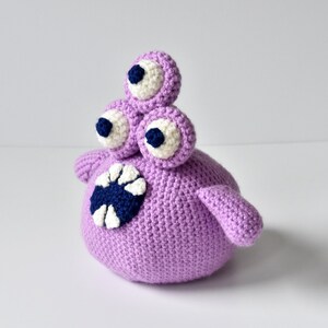 Monster Crochet Pattern, Alien Crochet Pattern, Cute Monster Amigurumi ...