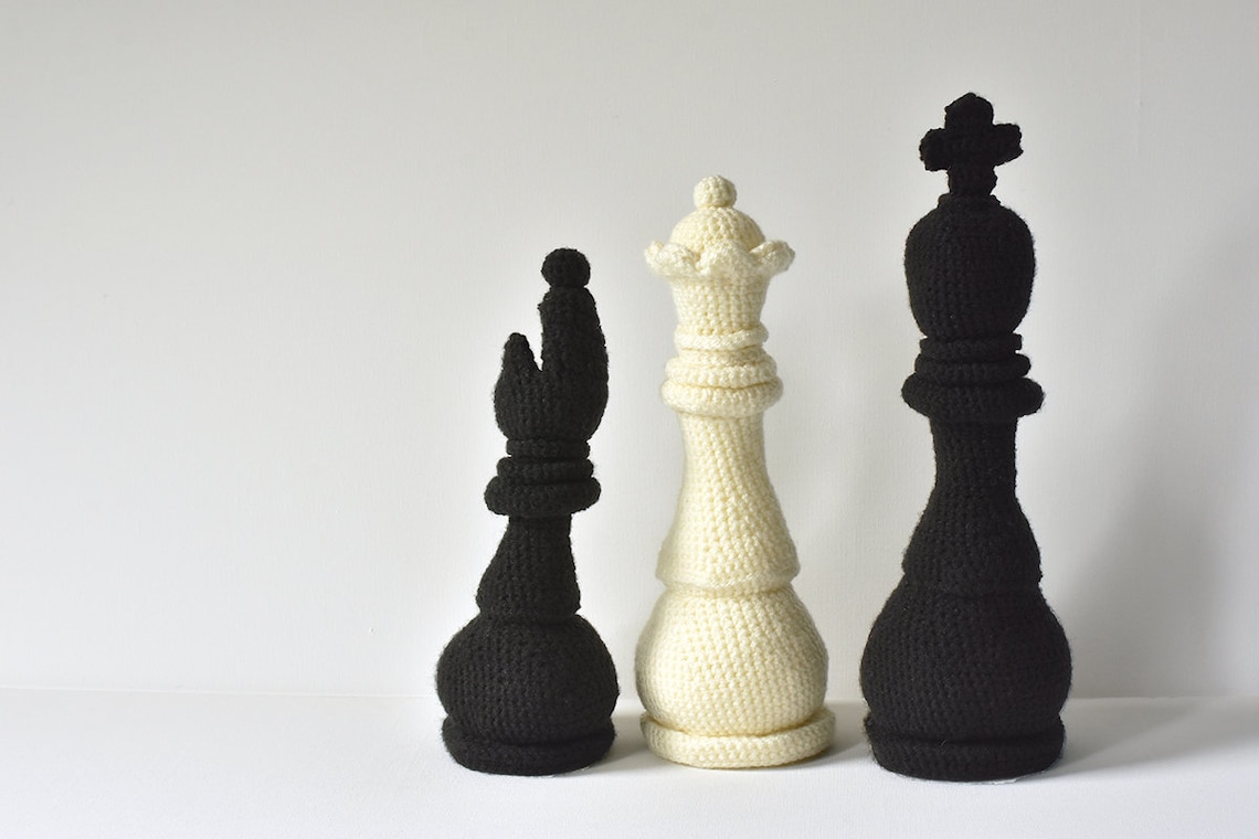 Chess Set Crochet Pattern, Chess Amigurumi, Chess Crochet Pattern ...