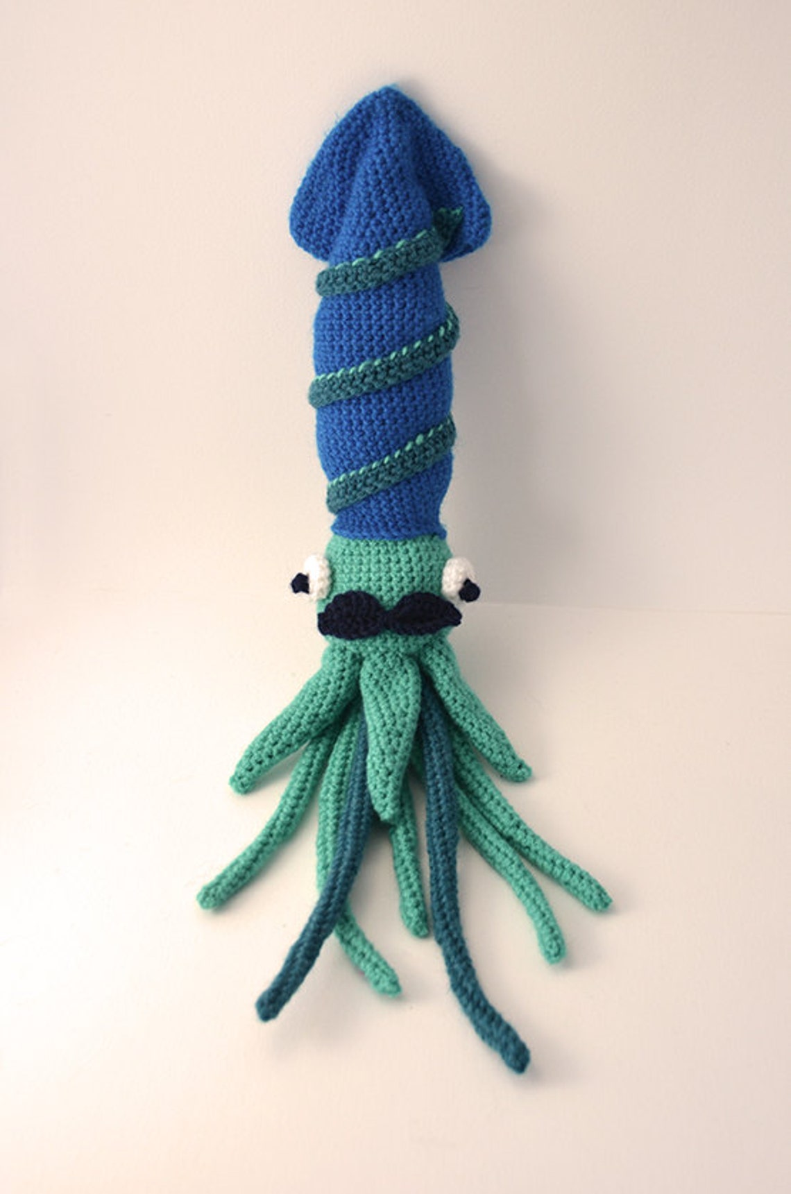 Billy the Squid Crochet Pattern, Squid Amigurumi Pattern, Amigurumi ...