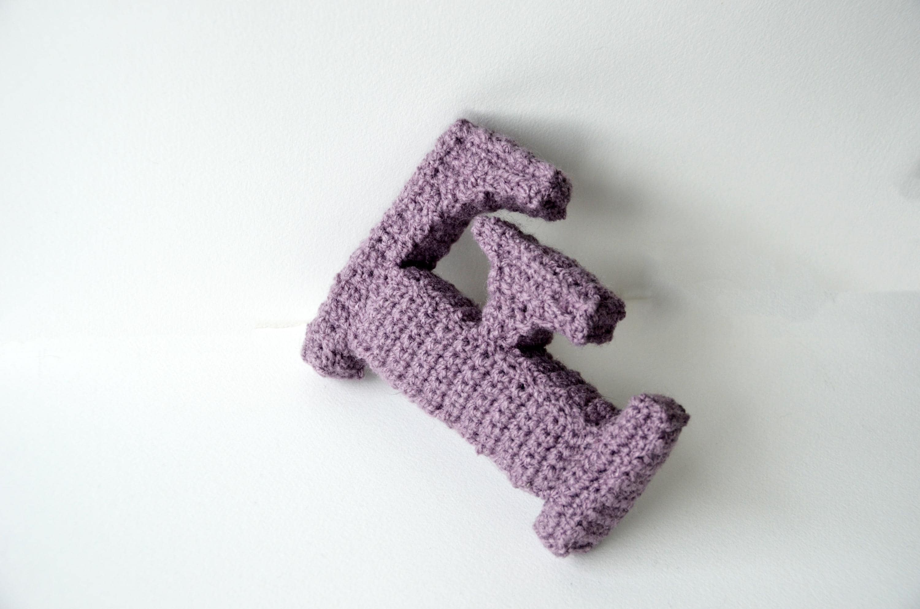 Letter F Crochet Pattern, 3D Alphabet Crochet Pattern, 3d Words Pattern ...