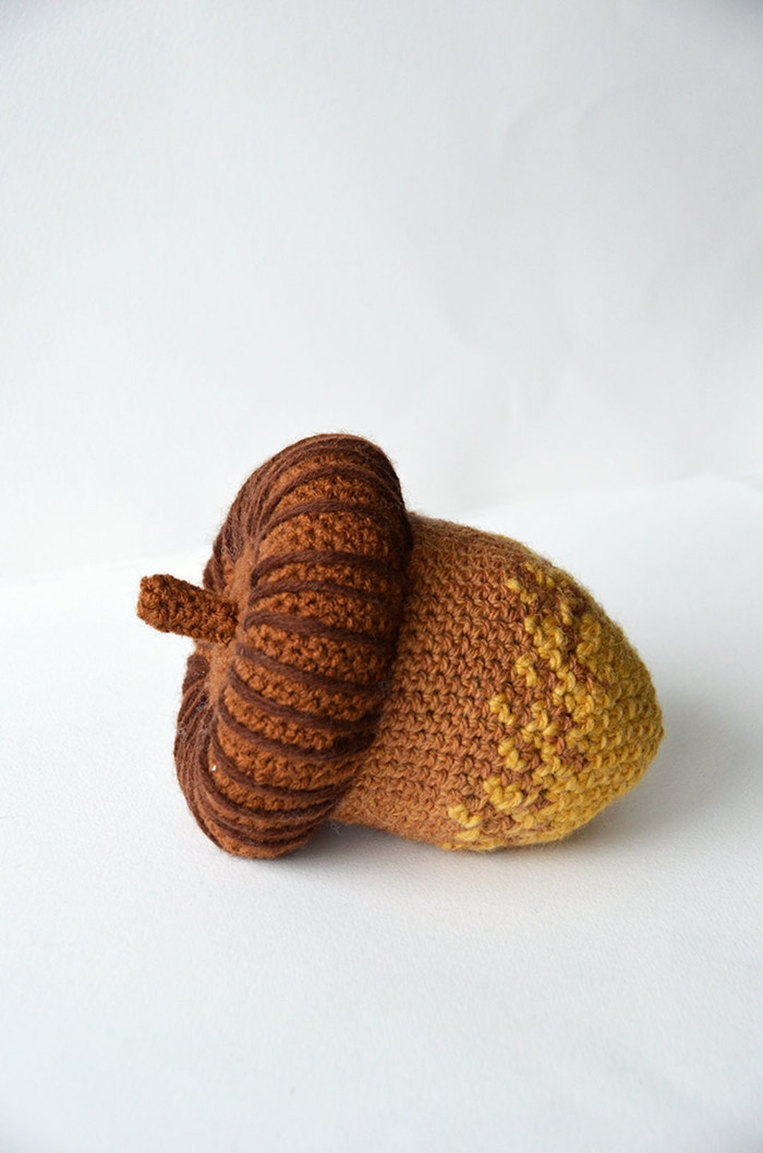 Acorn Crochet Pattern, Crochet Acorn Nut Pattern, Harvest Crochet ...