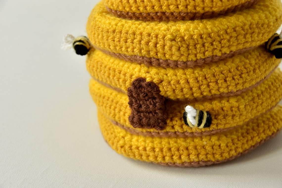 Beehive Crochet Pattern Beehive Amigurumi Bee Crochet - Etsy