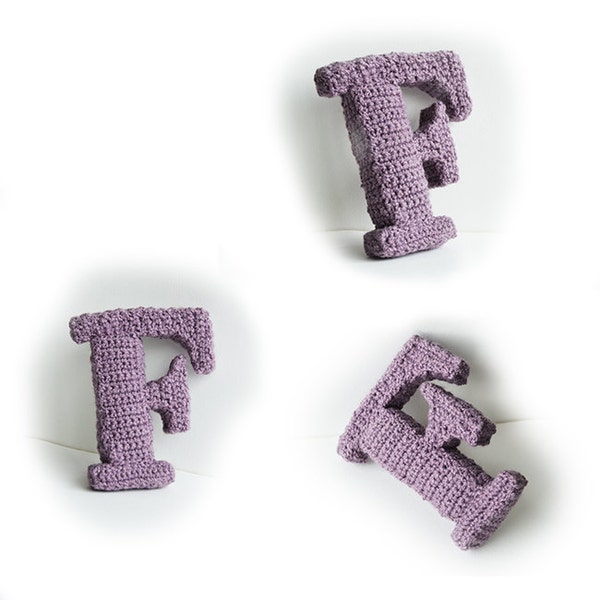 Crochet 3d Letter Pattern - Etsy
